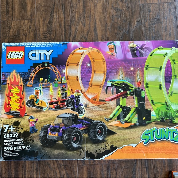 Toys | Lego City Double Loop Stunt Arena | Poshmark